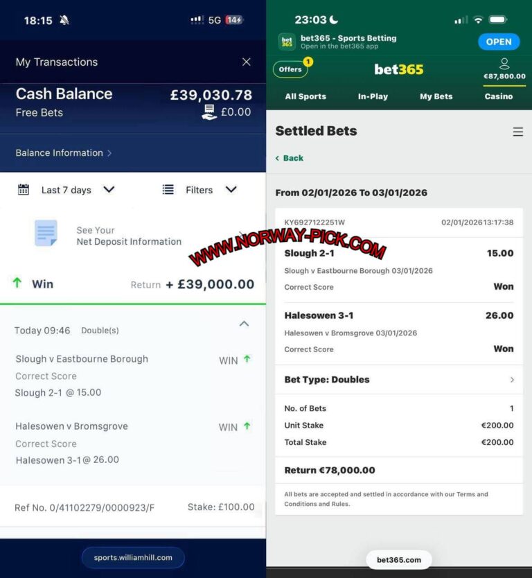 WILLIAM HILL SPORTS FIXED MATCHES TIPS